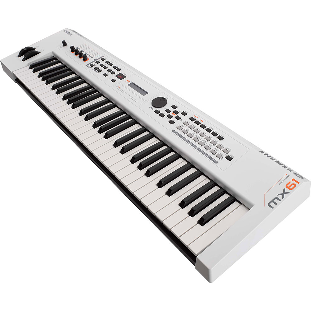 Yamaha MX61 WH 61-Key USB/MIDI Keyboard Synthesizer Controller - White