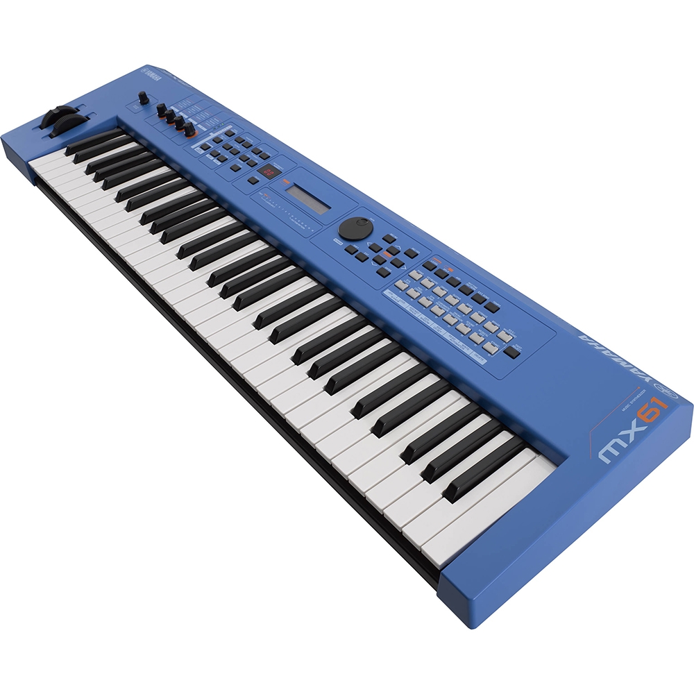 Yamaha MX61 BU 61-Key USB/MIDI Keyboard Synthesizer Controller - Blue Yamaha MX61 BU 61-Key USB/MIDI Keyboard Synthesizer Controller - Blue